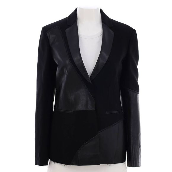 Versace | Jackets & Coats | Versace Womens Patchwork Blazer Acetate ...